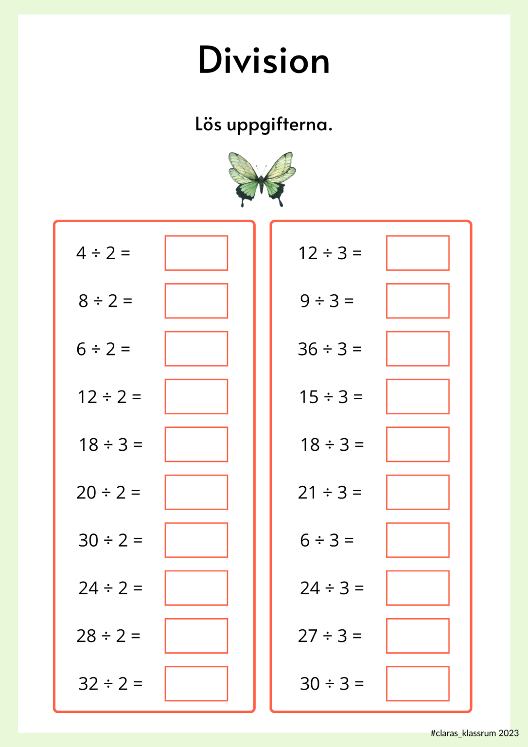 Blandade arbetsblad matematik - addition, subtraktion, multiplikation ...
