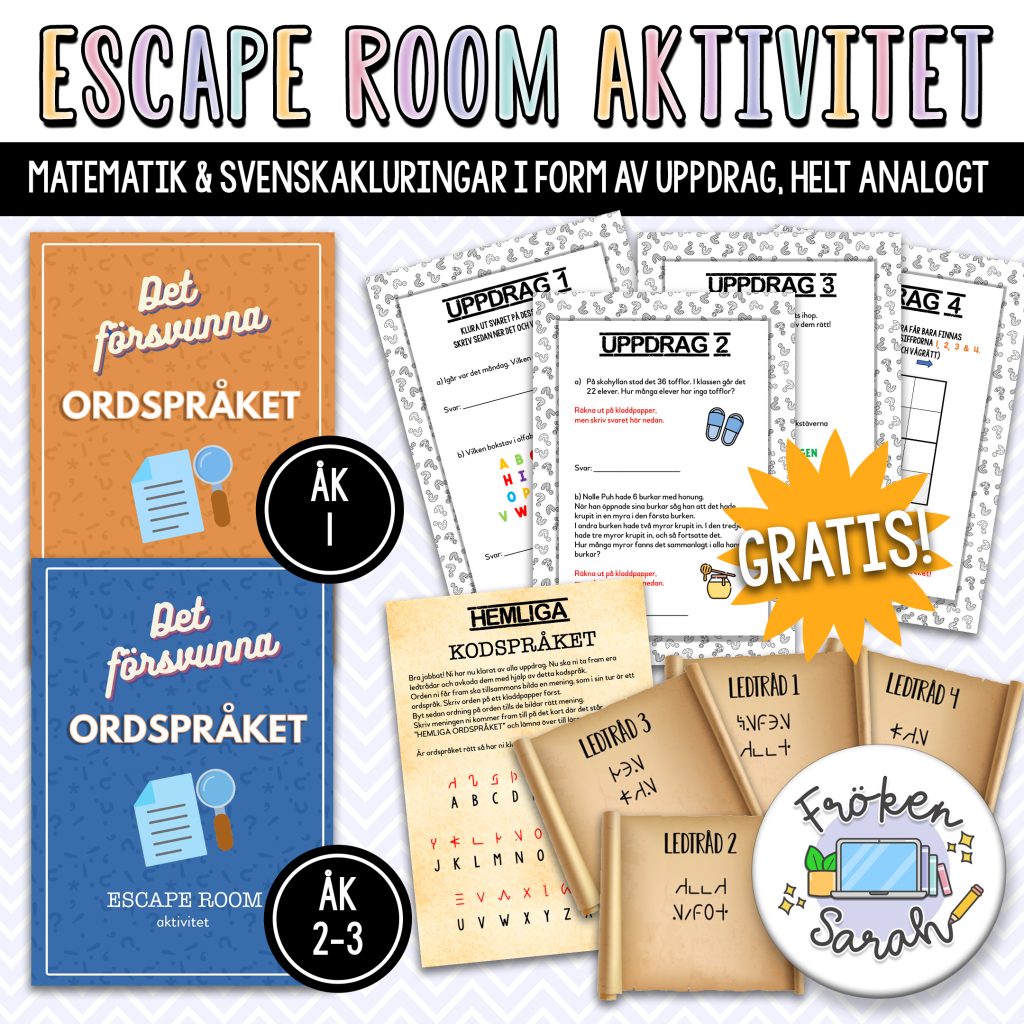 Escape room: Det försvunna ordspråket | Teach Academy