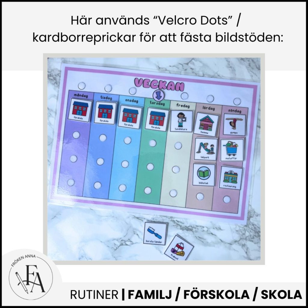 Bildstöd START: Veckoschema & 174 bildstöd | Teach Academy
