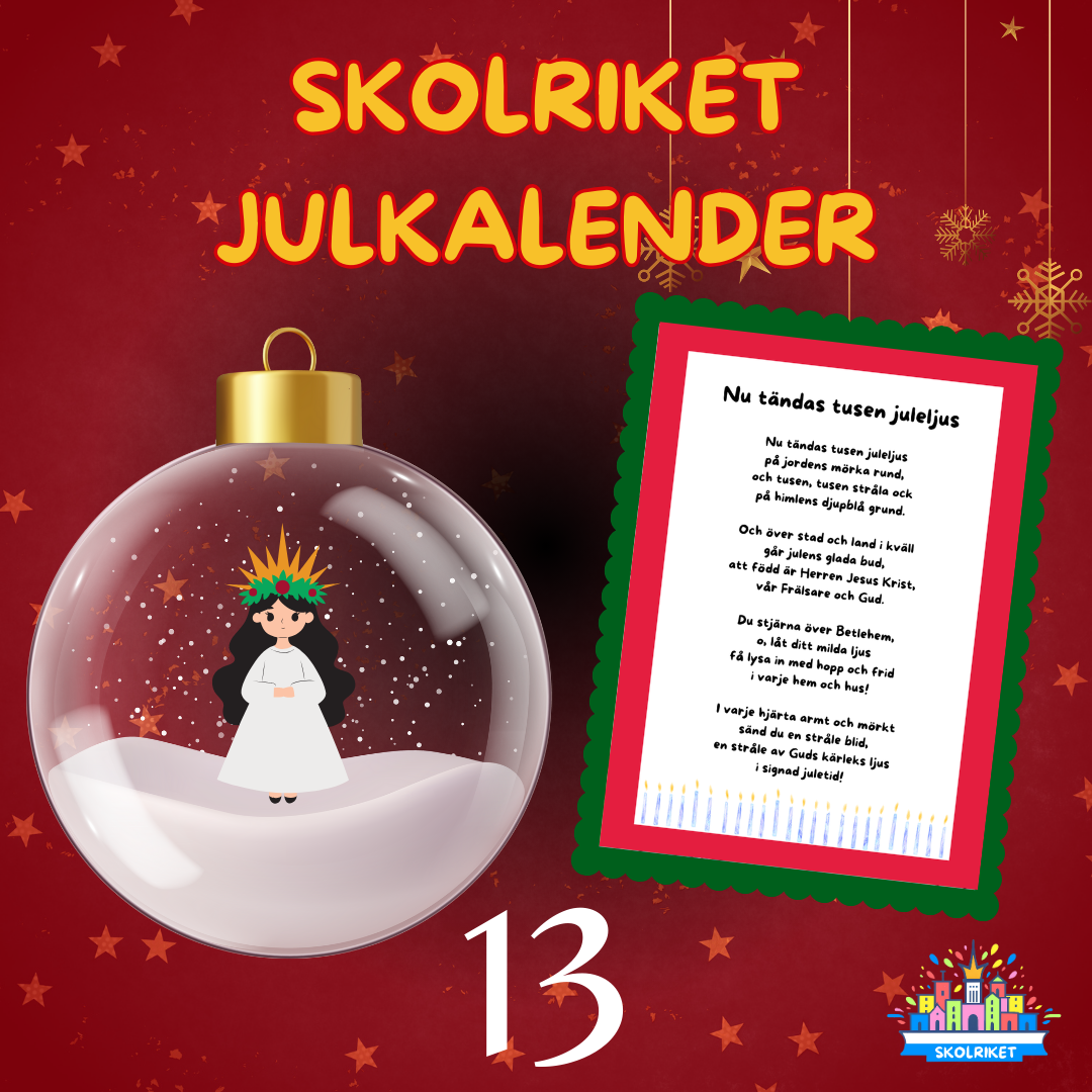 SkolRikets Digitala Julkalender 2025:Lucka 13 | Teach Academy